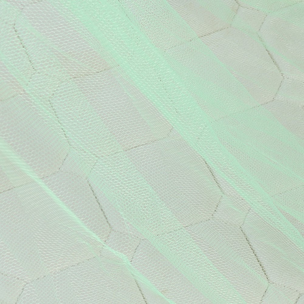 Bed Netting Elegant Ruffle Lace Bed Canopy for Little Princess Baby Children (Green)