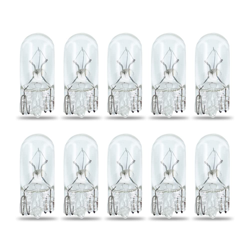 5 Watt Light Bulbs 12V Xenon Wedge Base T3.25 Replacement for Seagull Lighting 9732 Bulbs by Technical Precision - Sewing Machine Light Bulb - Under Cabinet Light Bulb - RV Cabinet Lights - 10 Pack
