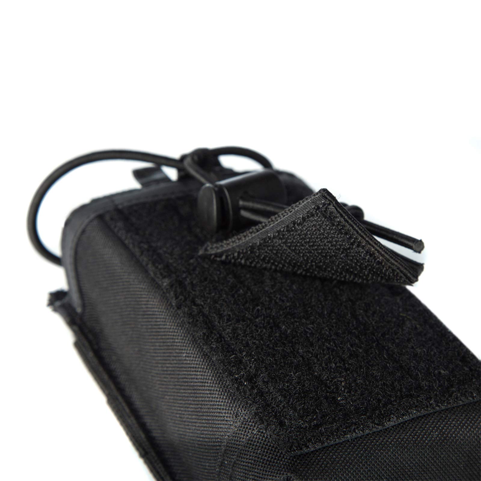 2 Pack Tactical Radio Holder Radio Case Molle Radio Holster Military Heavy Duty Radios Pouch Bag for Two Ways Walkie Talkies Adjustable Storage with 3 Pack Patch