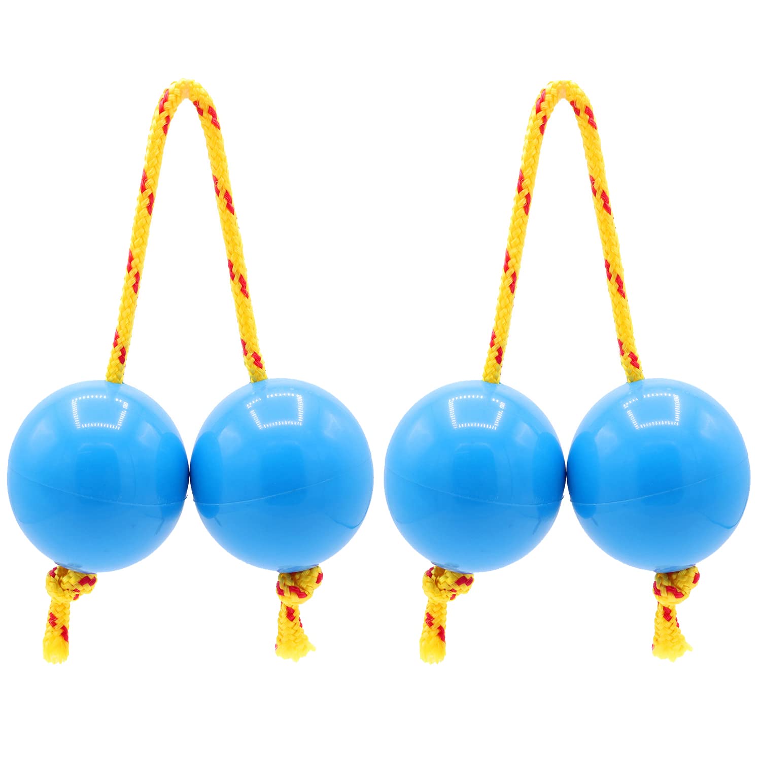 2 Pair Aslatuas Rhythmic Ball,Kashaka Instrument,Music Egg Shaker, Double Gourd Percussion,Asalato Fingertip Drum Balls,African Shaker Rattle,Black