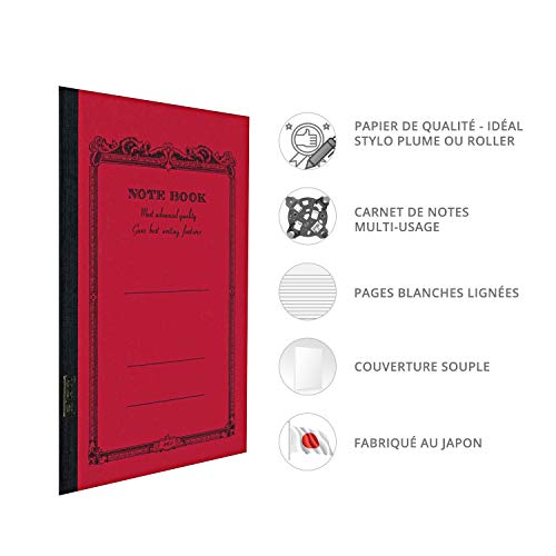 Apica Notebook CD15 Red - 7"x10"