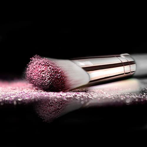 Female Makeup Brushes Set 20pcs Professional Cosmetics for Face Eyeshadow Eyebow Eyelash Lip Highlighter Powder Foundation Make Up Brush Kit Tools (White)