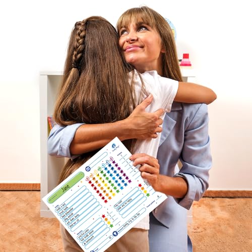 4-Pack Chore Chart for Kids Multiple Kids Included! Family Reward Chart, Responsibility Chart for Kids, Dry Erase Chore Chart for Multiple Kids, Magnetic Responsibility Chart for Kids - Simply Magic