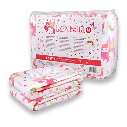 Rearz - Lil' Bella - Adult Diapers - Cotton Candy Scented (16 Pack) (Large)