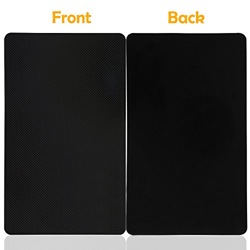 DaKuan Car Dashboard Anti-Slip Mat, 4 Packs 10.5" x 5.7" and 8" x 5.1" Sticky Non-Slip Dashboard Gel Latex Pad for Cell Phone, Sunglasses, Keys, Coins