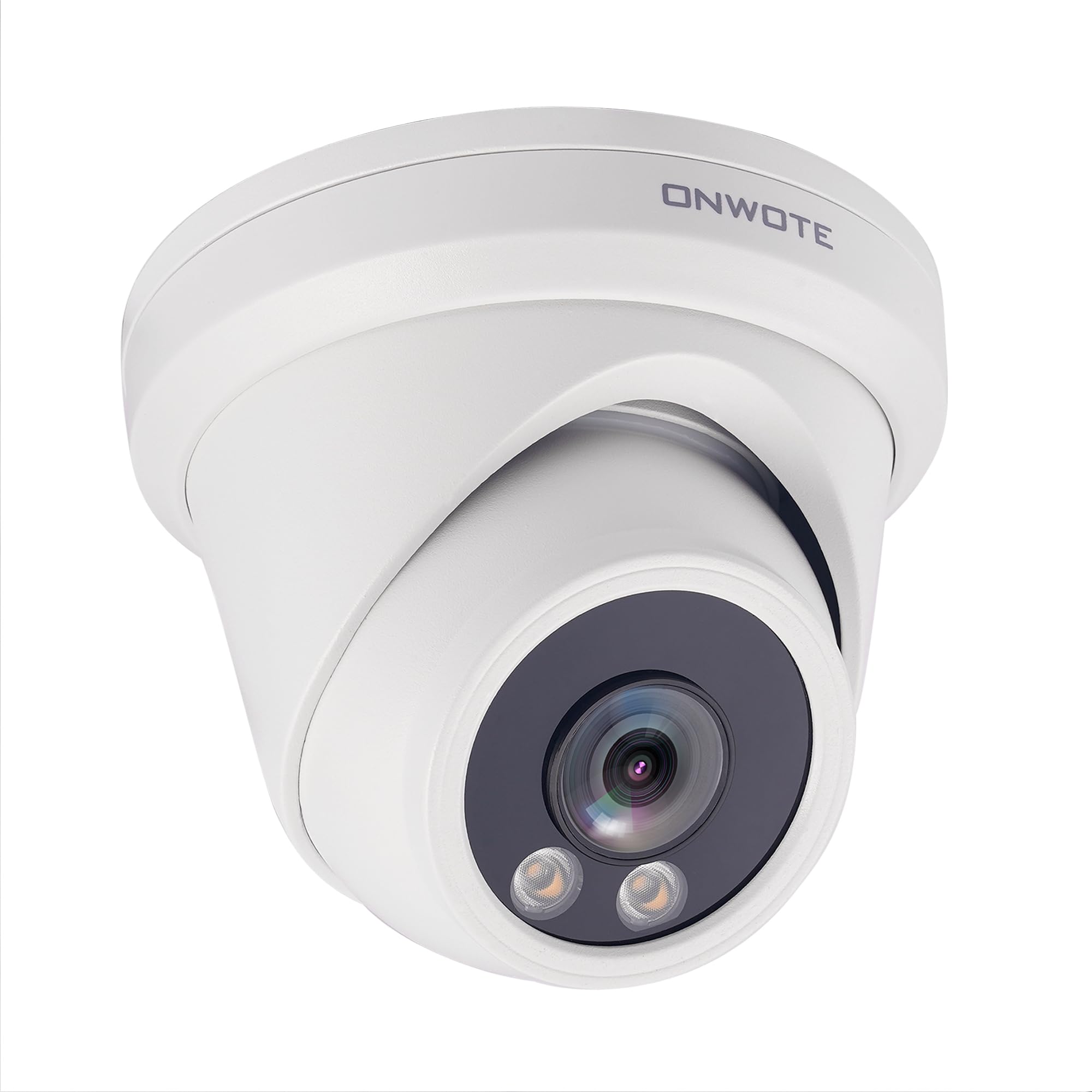 ONWOTE 6MP HD IP POE Camera Outdoor with Color Night Vision, Smart AI Human Deterrence, 6 Megapixels 3072x2048P Super HD Camera, 100ft IR, 120° Angle, IP66, Add on Camera to PoE NVR