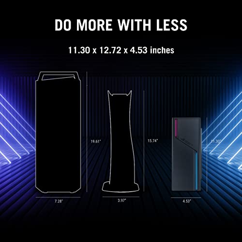 ASUS 2023 ROG G22CH DS564 Gaming Desktop PC, Small Form Factor, Intel CoreĀ i5-13400F, NVIDIA GeForce RTX 3060, 512 GB SSD Gen 4, 16GB DDR5 RAM, Windows 11, G22CH-DS564