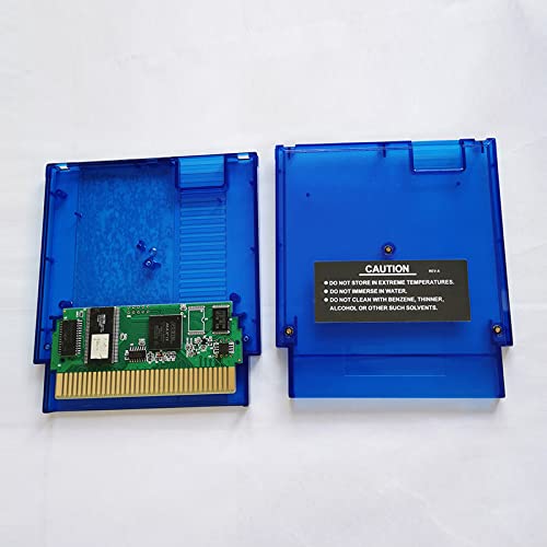 249in1 Classic Collection for Nes Multi Games Cartridge 8 Bit BlueTransparent +30 mini