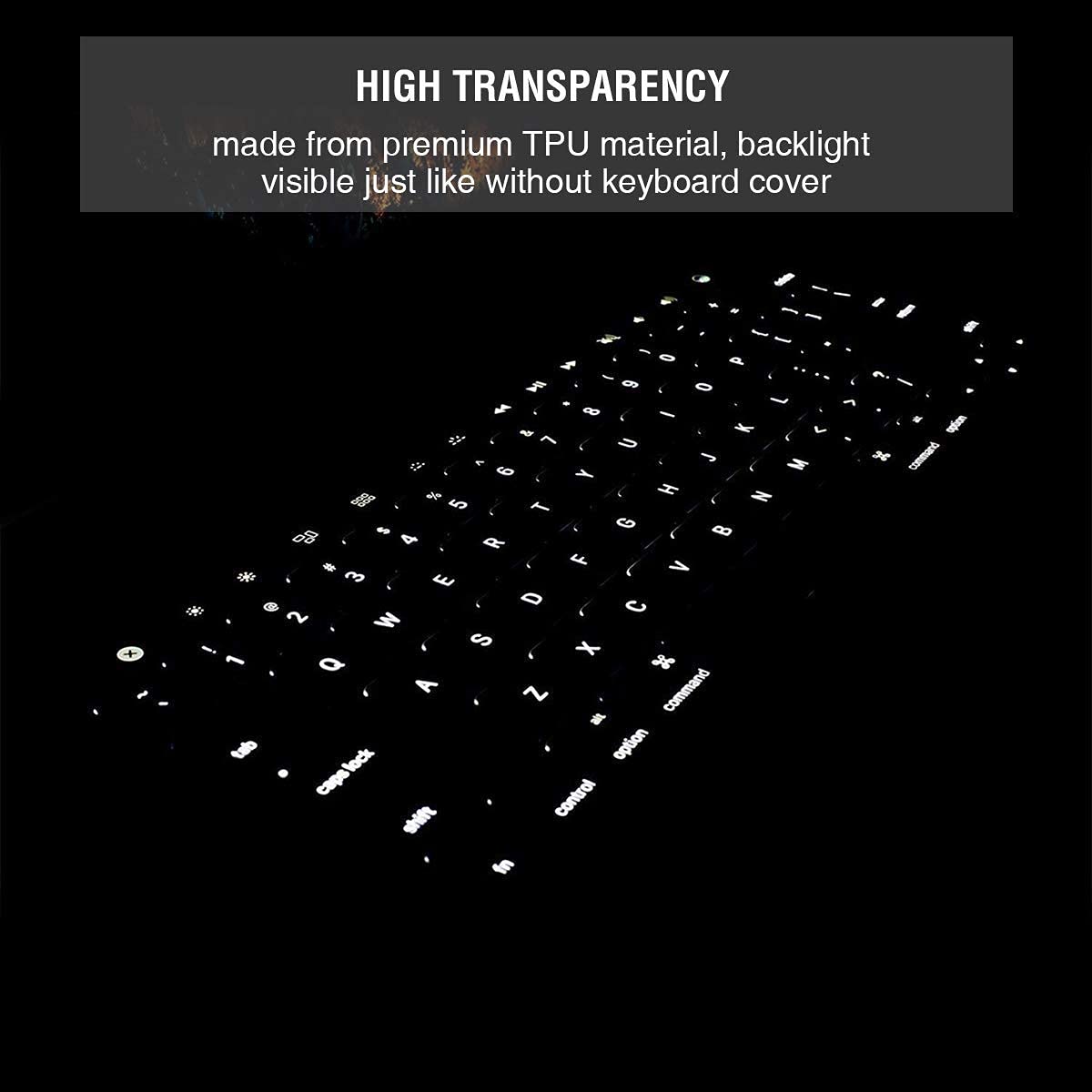 EooCoo Keyboard Cover Ultra Thin Compatible with MacBook Pro 13 inch 2024-2020 M2 M1 A2338 A2289 A2251 & MacBook Pro 16 inch A2141 2019 Release with Touch Bar & Retina Display, Clear