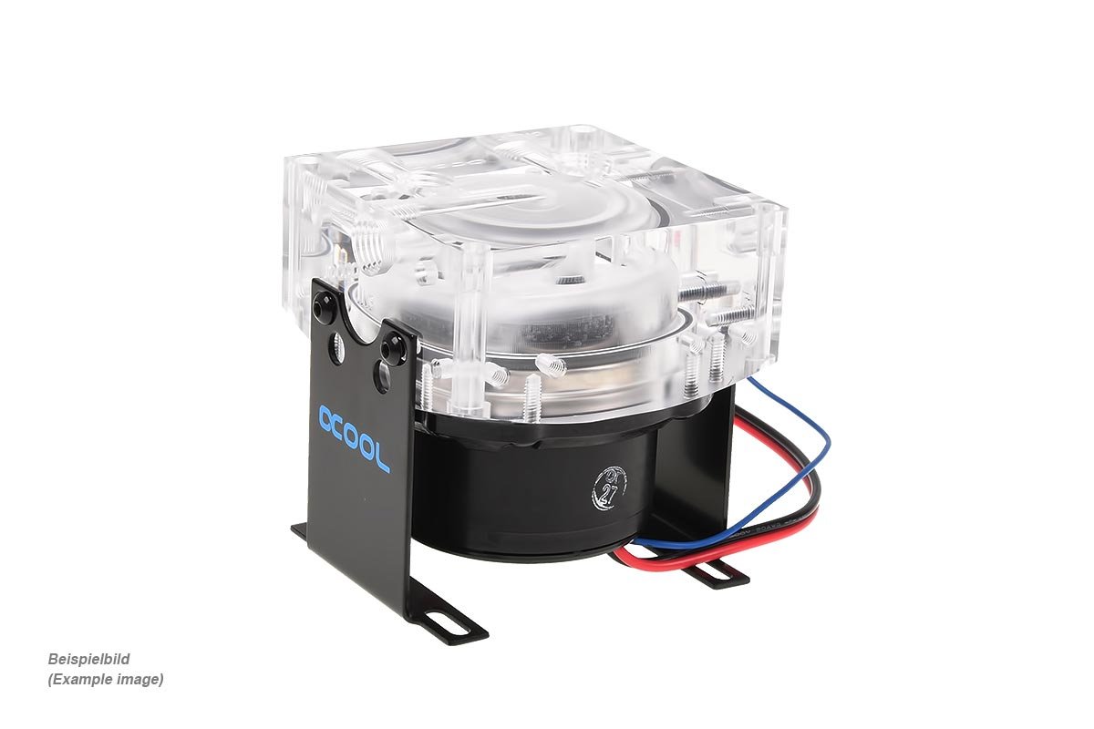 Alphacool VPP655 PWM Pump with Eisdecke Pump Top V.3, Plexi (Acrylic)
