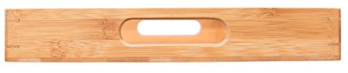 BirdRock Home 2pc Bamboo Serving Trays Set with Handles - Wood - Food - Breakfast Tray - Party Platter - Nesting - Kitchen and Dining