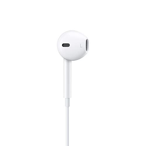 Apple EarPods Headphones with 3.5mm Plug. Microphone with Built-in Remote to Control Music, Phone Calls, and Volume. Wired Earbuds