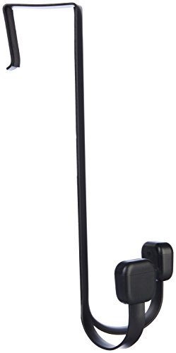 Amazon Basics Over-the-Door Double Hanger Hooks, Black