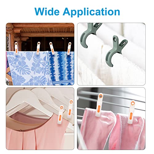 9Pcs Beach Towel Clips, Pletpet Heavy Duty Beach Towel Holders for Beach Chair, Strong Beach Towel Clips Pins Towel Holder for Pool Chair Towel