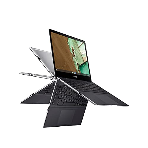 ASUS Chromebook Flip CM3, 12" Touchscreen HD NanoEdge Display, MediaTek⢠Kompanio 820 (8192), Arm NATT MC5 GPU, 64GB eMMC, 4GB RAM, Wi-Fi 5, Chrome OS, Aluminum, Mineral Gray, CM3200FM1A-DS44T-S