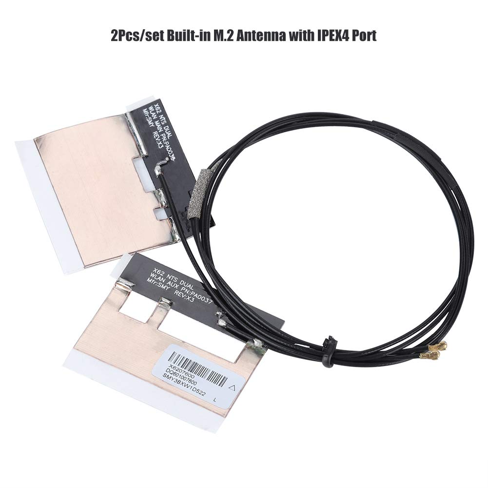 MHF4 Antenna Cable, Generation 4 Pigtail Antenna Extension Cable, Pack of 2