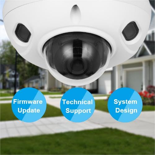 EmpireTech 5MP 1/2.7" CMOS Starlight AI IR Mini Dome Smart IP POE Camera,SMD 4.0, AI SSA,IP67 Weatherproof,Vehicle and Human Detection,Built-in Mic, Edge Camera Fixed Lens IPC-E35IR-AS S2 2.8mm