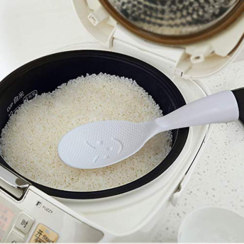 Fuxinghao 2 Pcs Rice Paddle,Non-Stick Rice Spoon, Stand-up Serving Rice Spatula