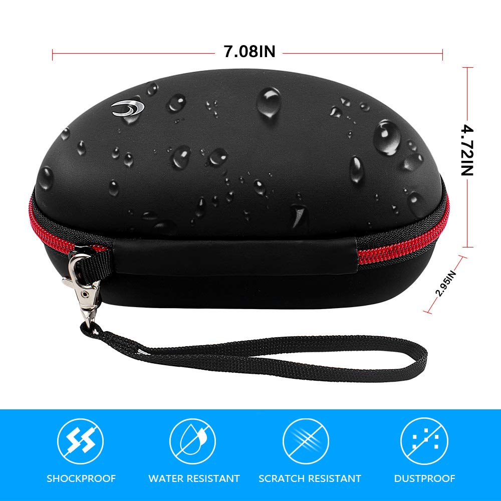 COMECASE Travel Hard Carrying Case Compatible with Beats Solo 4/ for Beats Studio Pro/for Beats Solo3/ for Beats Studio3/ for Beats Solo2/ Solo Pro Bluetooth On-Ear Headphones (Box Only) - Black