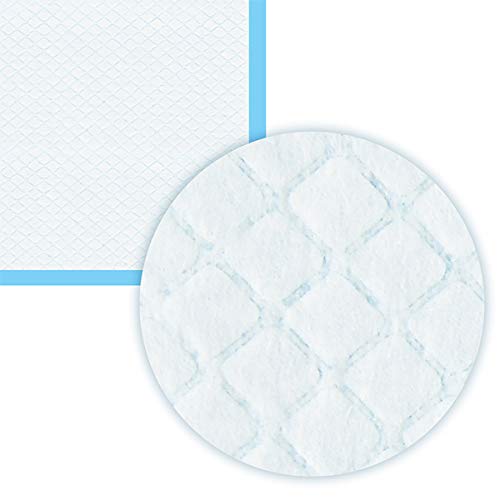 ScratchMe Super-Absorbent Waterproof Dog and Puppy Pet Training Pad, Housebreaking Pet Pad, 50-Count Small-Size, 17.1โโX23.6โโ, Blue