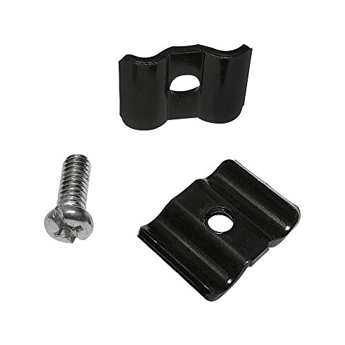 DBM IMPORTS 100 Gloss Black Wire Grid Connector Clamp Joiner Gridwall Panel Wire Cube Storage Clipping Snap On