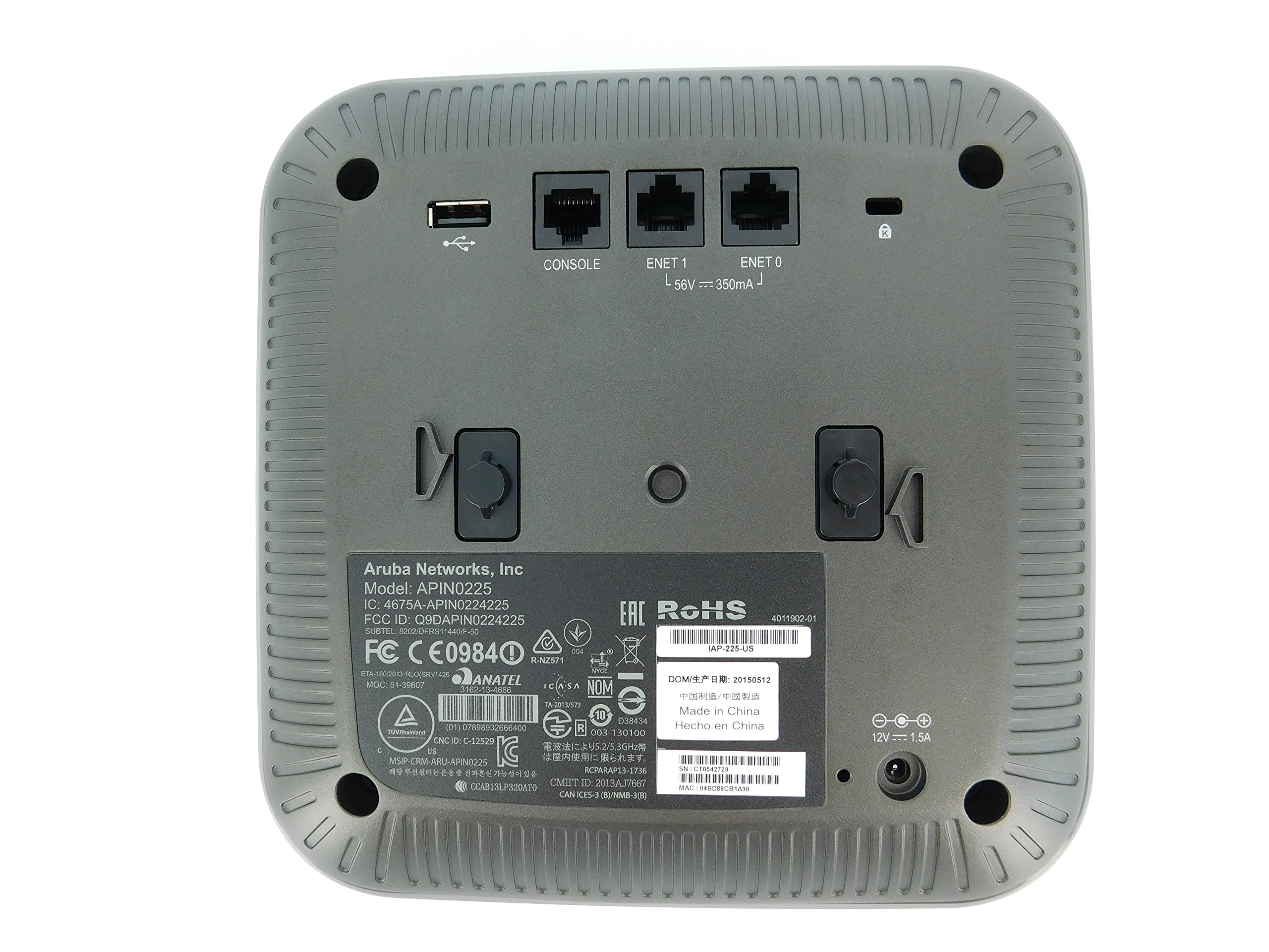 Aruba Networks Instant IAP-225 IEEE 802.11ac 1.27 Gbps Wireless Access Point - ISM Band - UNII Band - IAP-225-US