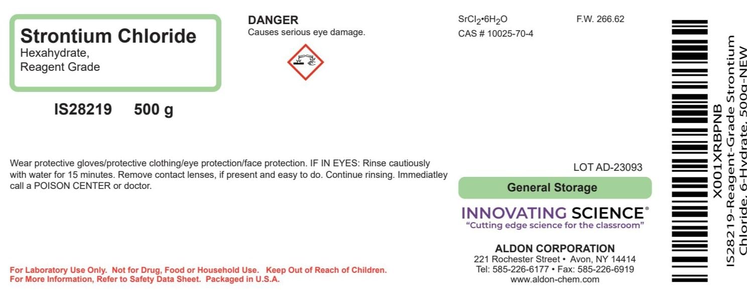 ALDON Innovating Science Reagent-Grade Strontium Chloride, 6-Hydrate, 500g - The Curated Chemical Collection