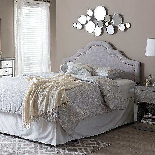 Baxton Studio Jardan Headboard, King, Greyish Beige