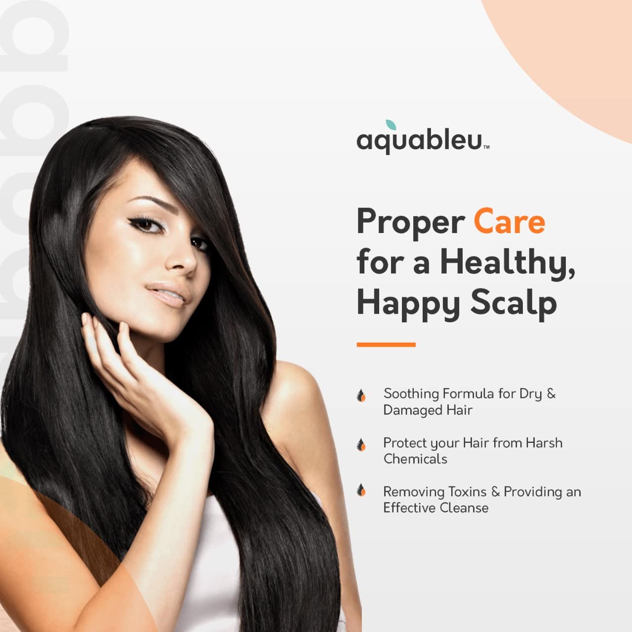 Aquableu Sweet Orange Vanilla Shampoo & Conditioner Set β Natural Moisturizing, For Dry & Damaged Hair β Sulfate & Paraben Free β For Colour Treated Hair β 16oz