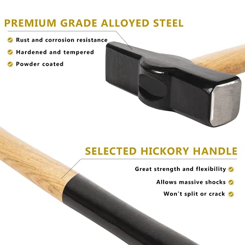 Blacksmith 15” Wolf Jaw Tongs and Hammer Tool Set Essential Tools for Blacksmith Bladesmith Forge
