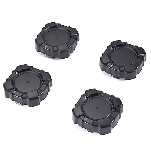 A & UTV PRO Wheel Center Hub Caps for Polaris General 1000 2016-2021/ General 4 1000 2018-2021, Tire Wheel Hub Dust Rim Cap Covers Accessories, Replace OEM # 1522498, Black, 4PCS