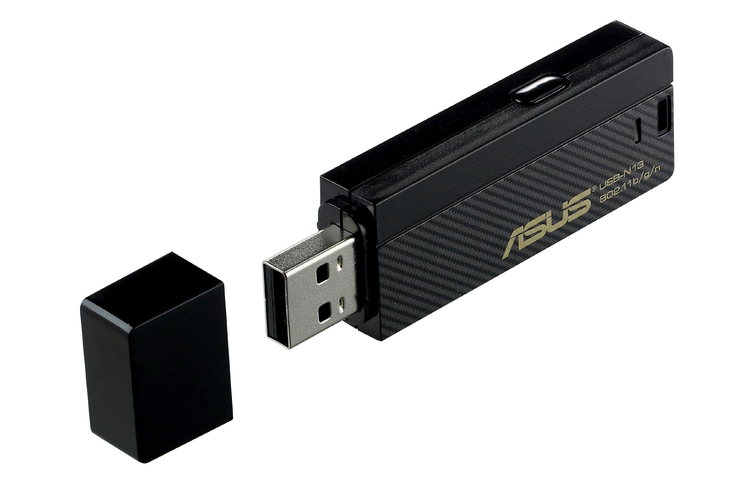 ASUS (USB-N13) Wireless-N USB Adapter IEEE 802.11b/g/n USB 2.0 Up to 300Mbps Wireless Data Rates