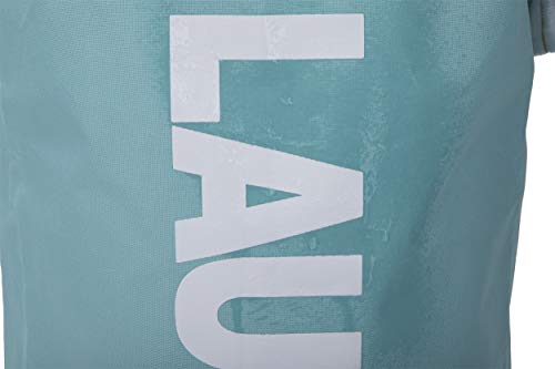 Mind Reader DORMHAMP-BLU 82L Large Basket (5 Colors) Collapsible Fabric Laundry Hamper, Foldable, Folding Washing Bin, Clothing Bag, Double Layer with PE Board, Blue
