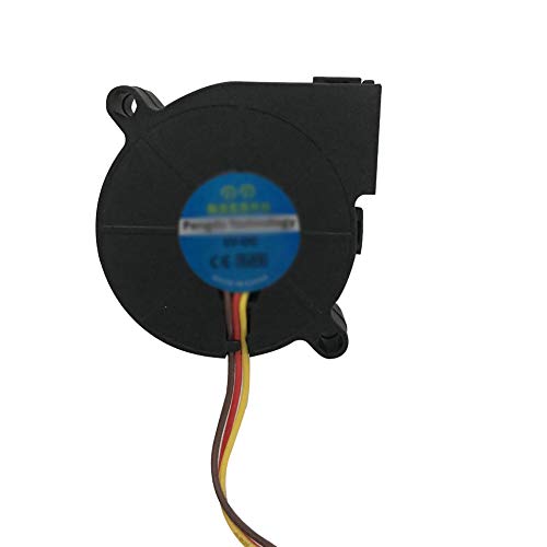 2-Pack Long Lifetime 3wires 50x50x15mm DC Fans DC 5V Cool Blower Fan 5015 Extruder Hotend Cooler Front Hotend Fan for Prusa i3 MK3 MK3S MK2/2.5 3D Printer