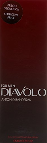 Antonio Banderas Diavolo Eau De Toilette Spray for Men, 6.7 Ounce