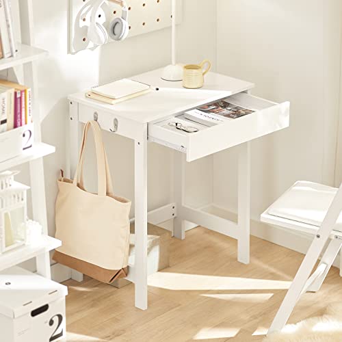 Haotian FWT43-W,White Computer Desk Workstation Writing Desk Children Teenagers Desk