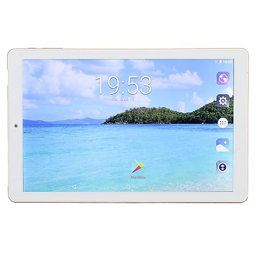 2 in 1 Tablet Running 4G RAM 64G ROM Smart Callable Tablet 10.1 Inch Dual Card Slot GPS FM 5G WiFi Tablet (US Plug)