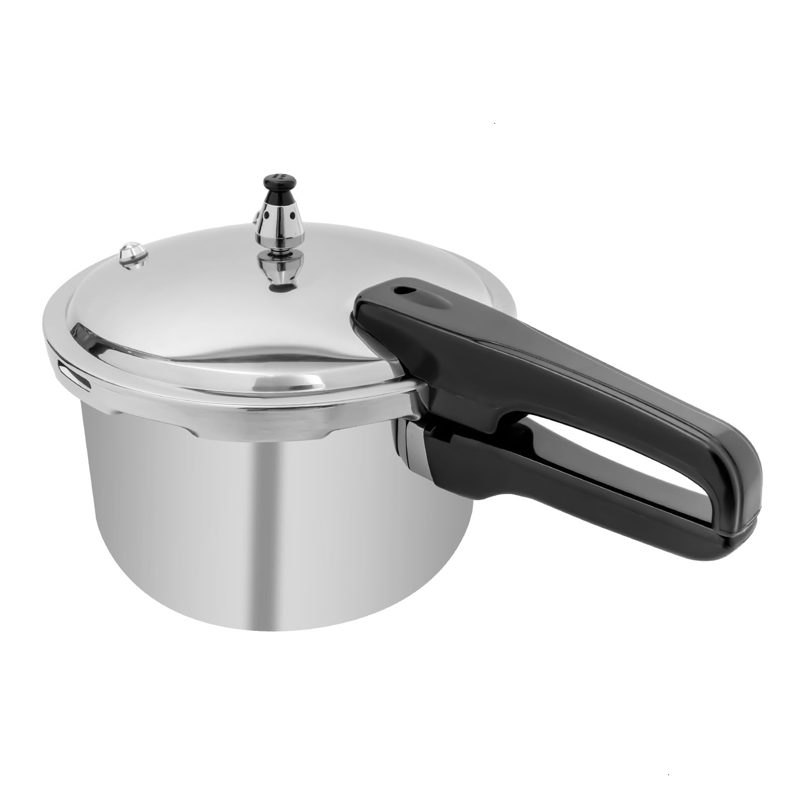 6.4 Quart Stainless Steel Pressure Cooker, Induction Compatible Thickened Pressure Stewing Pot, Compatible with Gas & Induction Cooker