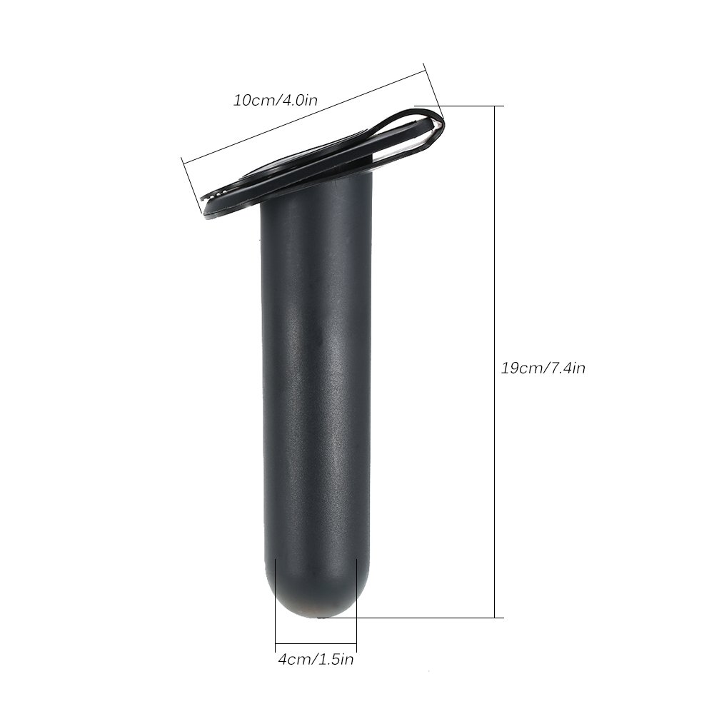 2 PCS Flush Mount Fishing Boat Rod Holder Bracket with Cap Cover Kayak Fishing Tackle Box Accessory Tool