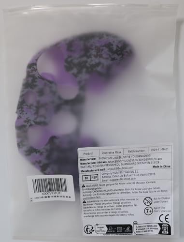 9CDeer 1 Piece of Studded Customize Digital Camo Silicone Cover Skin Sleeve Case 8 Thumb Grips for Xbox One/S/X Controller Purple Compatible with Official Stereo Headset Adapte