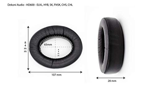 Dekoni Audio EPZ-HD600 Elite Hybrid Ear Pads for Sennheiser HD600 Headphones