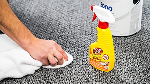 Goof Off FG910 Paint Remover Carpet Cleaner Solution β, 12 oz. Spray