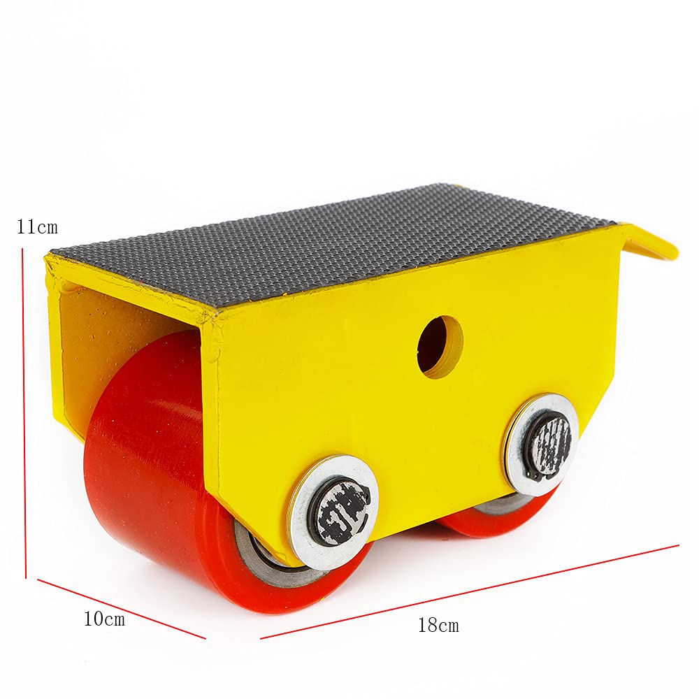 2.5t Capacity Fixed Machinery Skate for Moving Industrial Equipment 2 Roller Machinery Mover