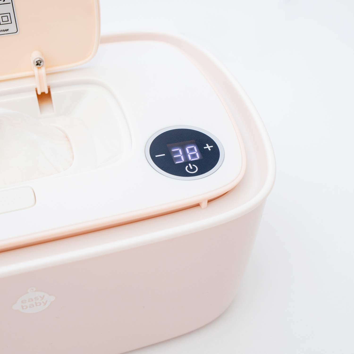 EZ Baby Trendy Wipes Warmer Dispenser Holder - Portable, Plugin, Comfortable Diaper Changing Experience - Infant, Newborn, Baby- (Pink)