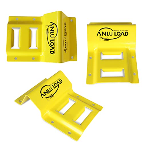 ANLU LOAD Wheel Chock Tie Down Kit,Wheel Tie Down Straps,E Track Tie Down System for ATV,Utv,Construction Equipment&Small Tractors.