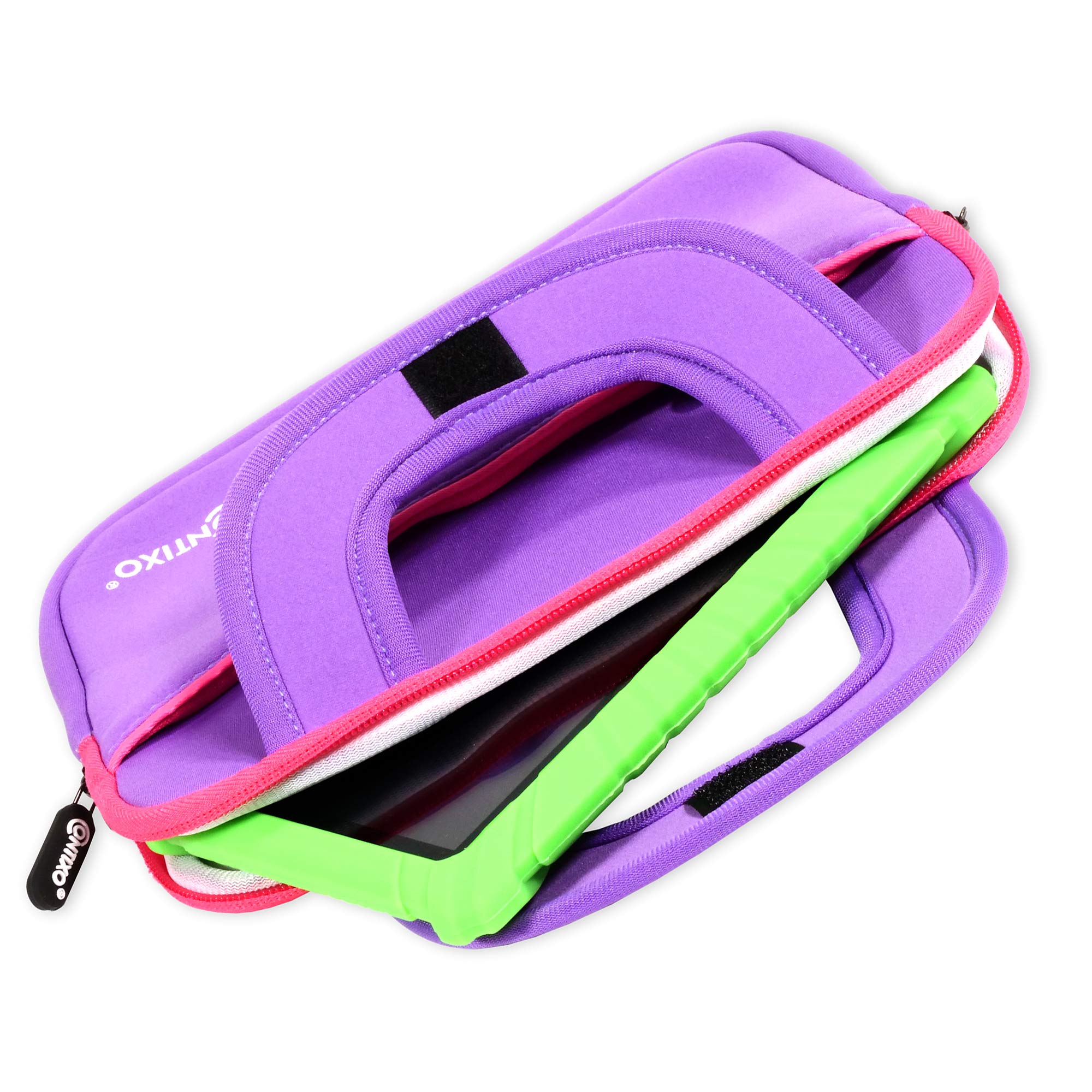 Contixo 10" Protective Sleeve Bag - Compatible with K102 & K103 Kids Tablets, Shockproof & Water-Resistant Carrying Case (Purple)