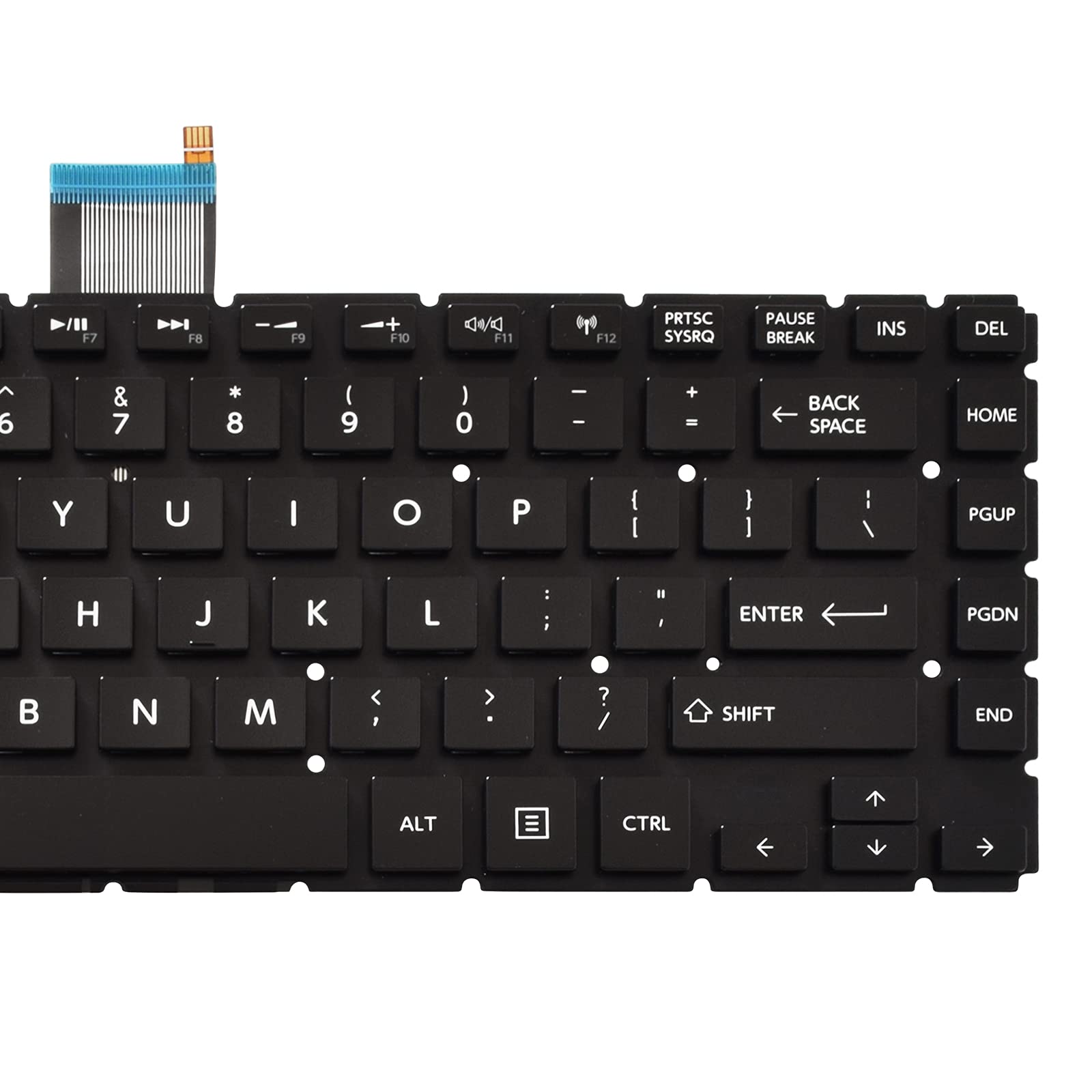 SUNMALL Backlit Keyboard Replacement Compatible withToshiba Satellite E45t-B4204 E45T-B4300 E45T-B4106 E45T-B E45-B Series H000069210, 0KN0-VP4US12, MP-13R53USJ528