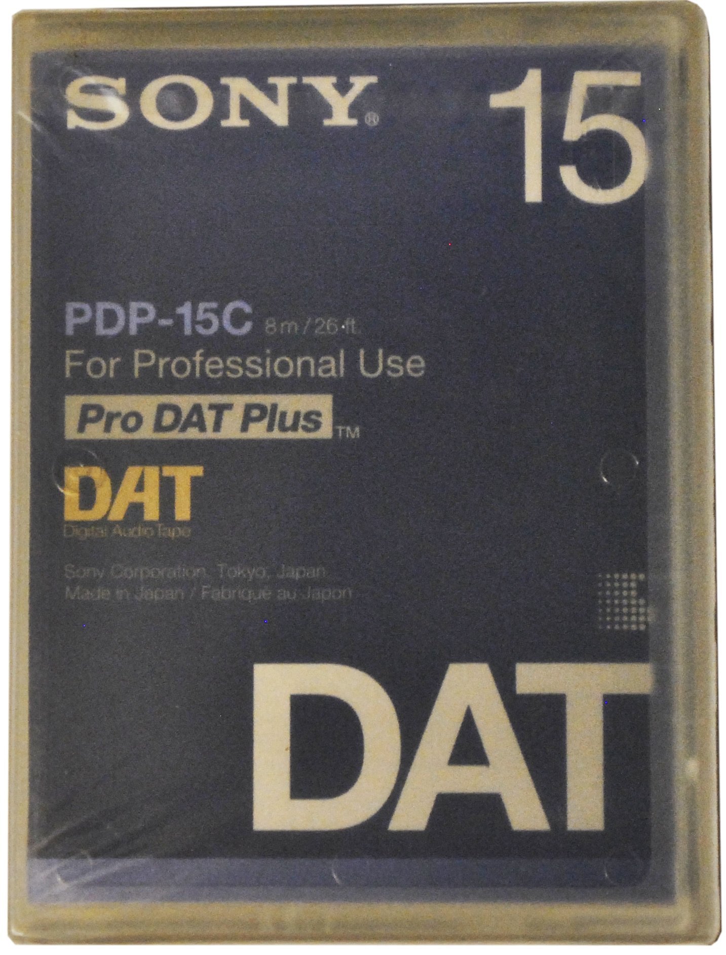 AUDIO CASSETTE SONY 15 MINUTE DAT TAPE