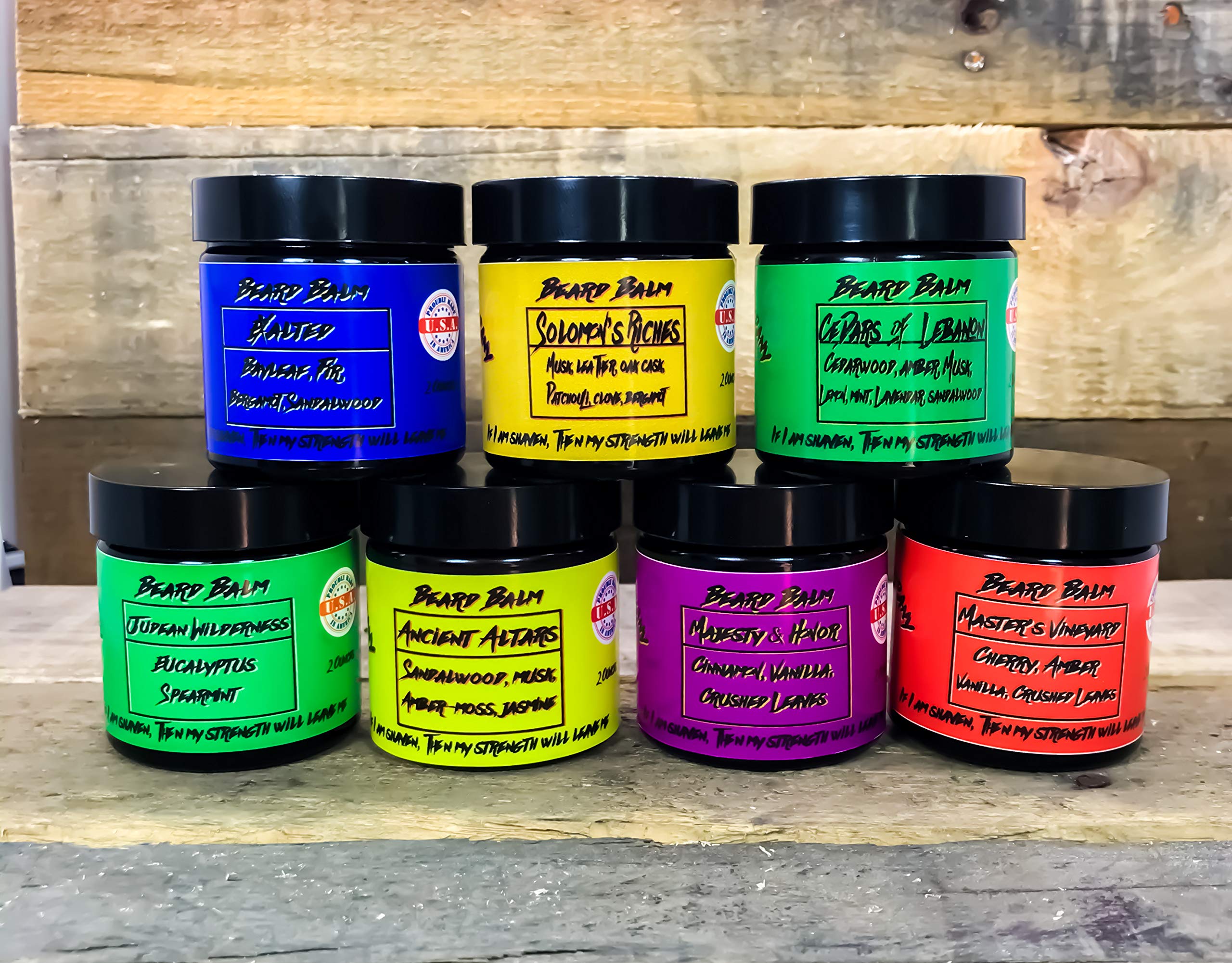 Biblical Beard Company - Beard Balm - Made in USA (Majesty & Honor)