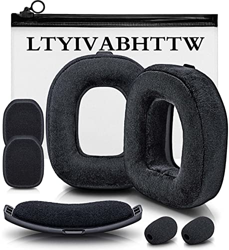 A50 Mod Kit Gen 4 - Ear Cushion Compatible with Astro Gaming A50 Wireless Headset Velvet - Headband/Microphone Foam/Ear Pads I Not Work with GEN 3
